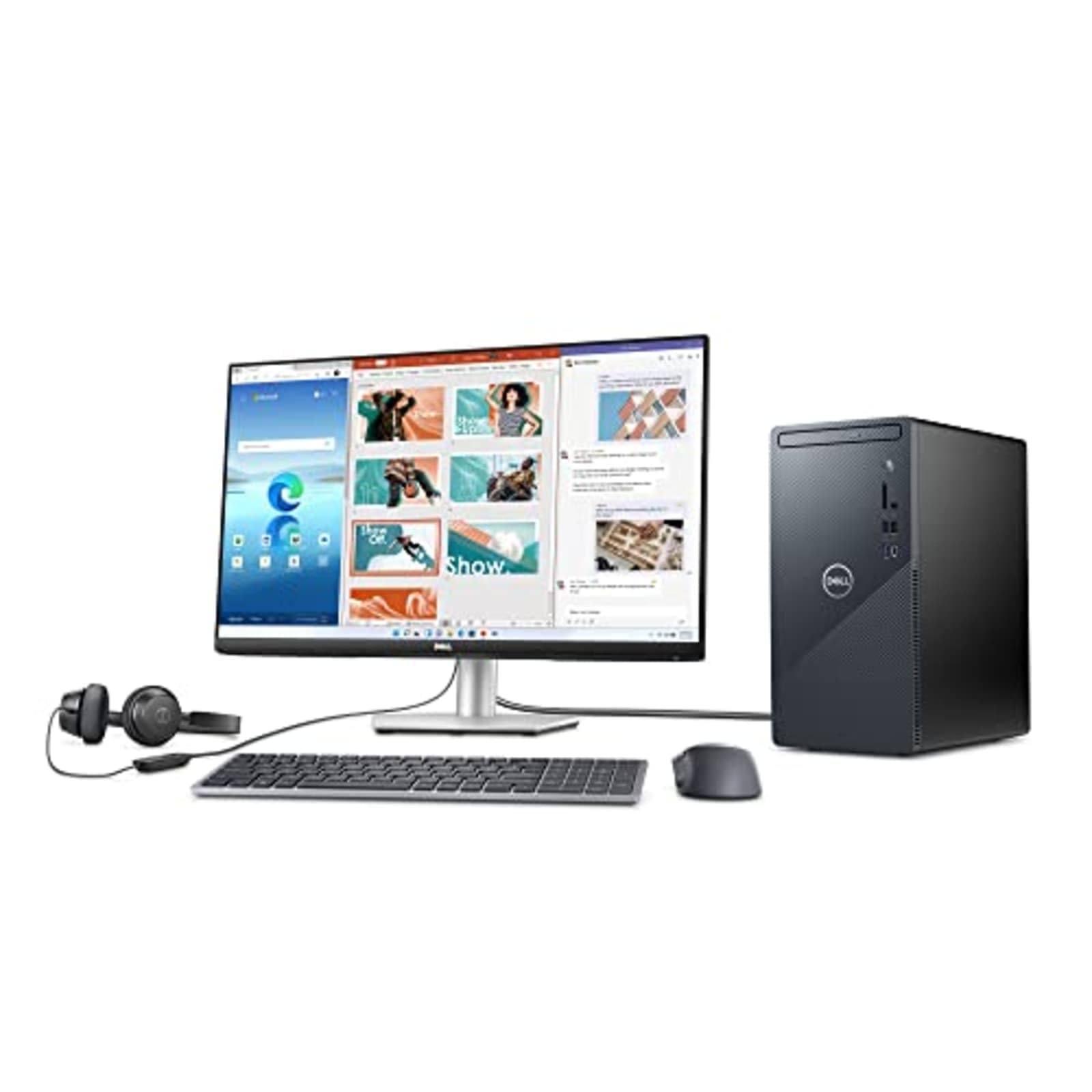 Dell Inspiron 3910 Desktop (2022) | Core i7-12700 - 1TB SSD Hard Drive - 16GB RAM | 12 cores @ 4.9 GHz Win 11 Pro Black (Renewed)