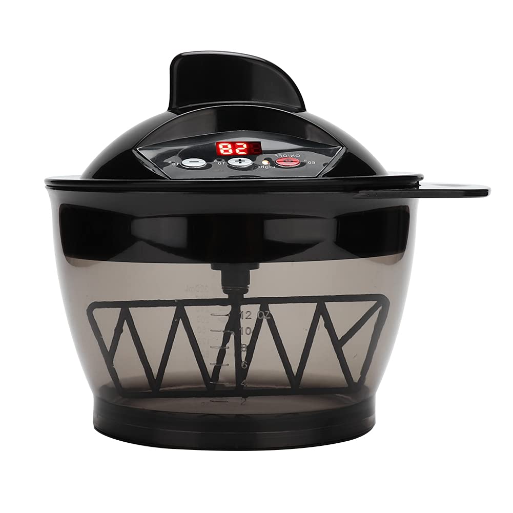 Electric Mixer, Hair Coloring Dyeing Mixer Kit Electric Dyestuff Mixer, Electric Blender, Automatic Dye Cream Blender US Plug with Scales for Hair Salon Home