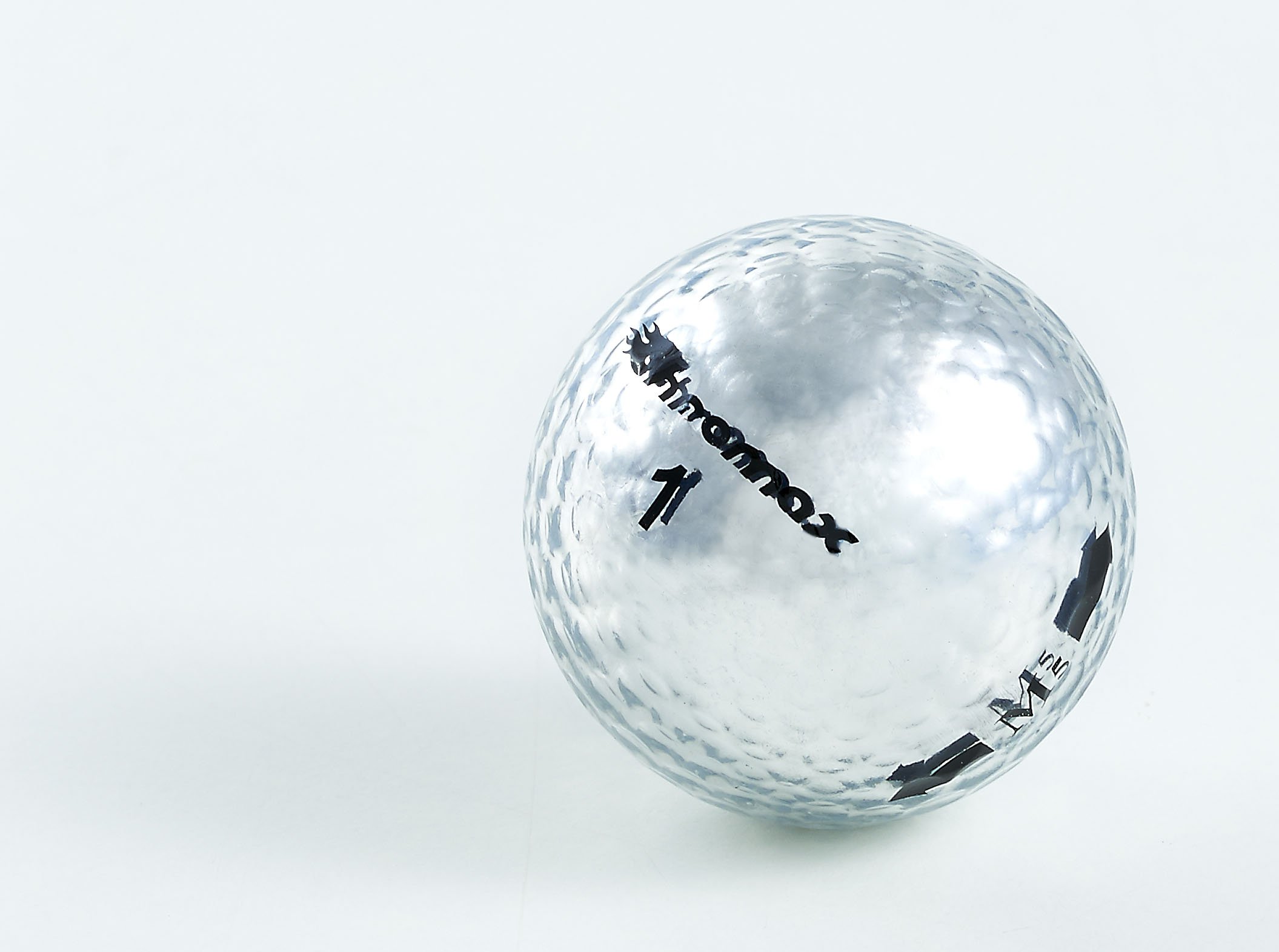 Chromax Metallic M5 Colored Golf Balls (Pack of 6), Silver