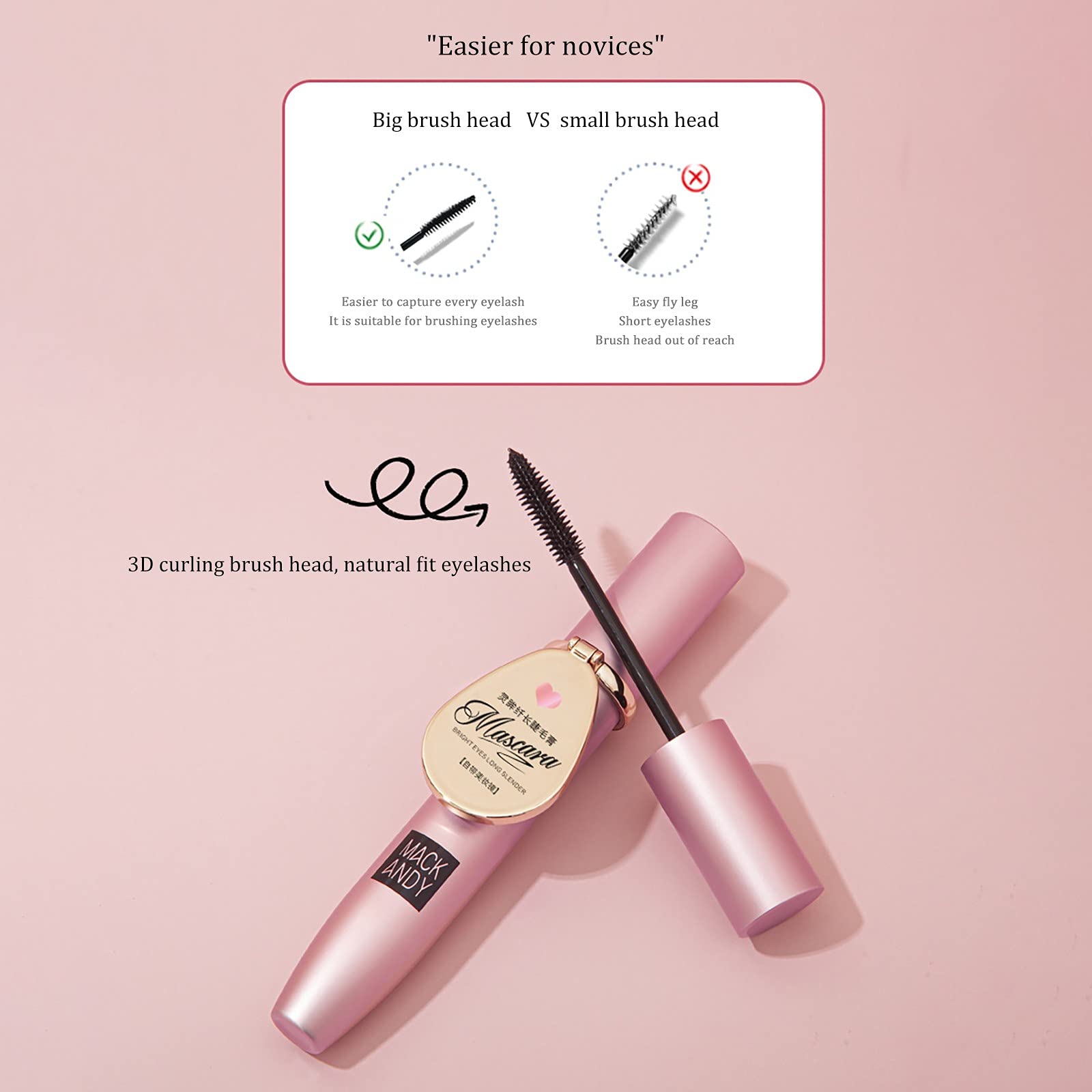 Colorful Curl Mascara 62g Long Lasting Easy To Remove MakeupEasy To Use Tool to Apply Mascara