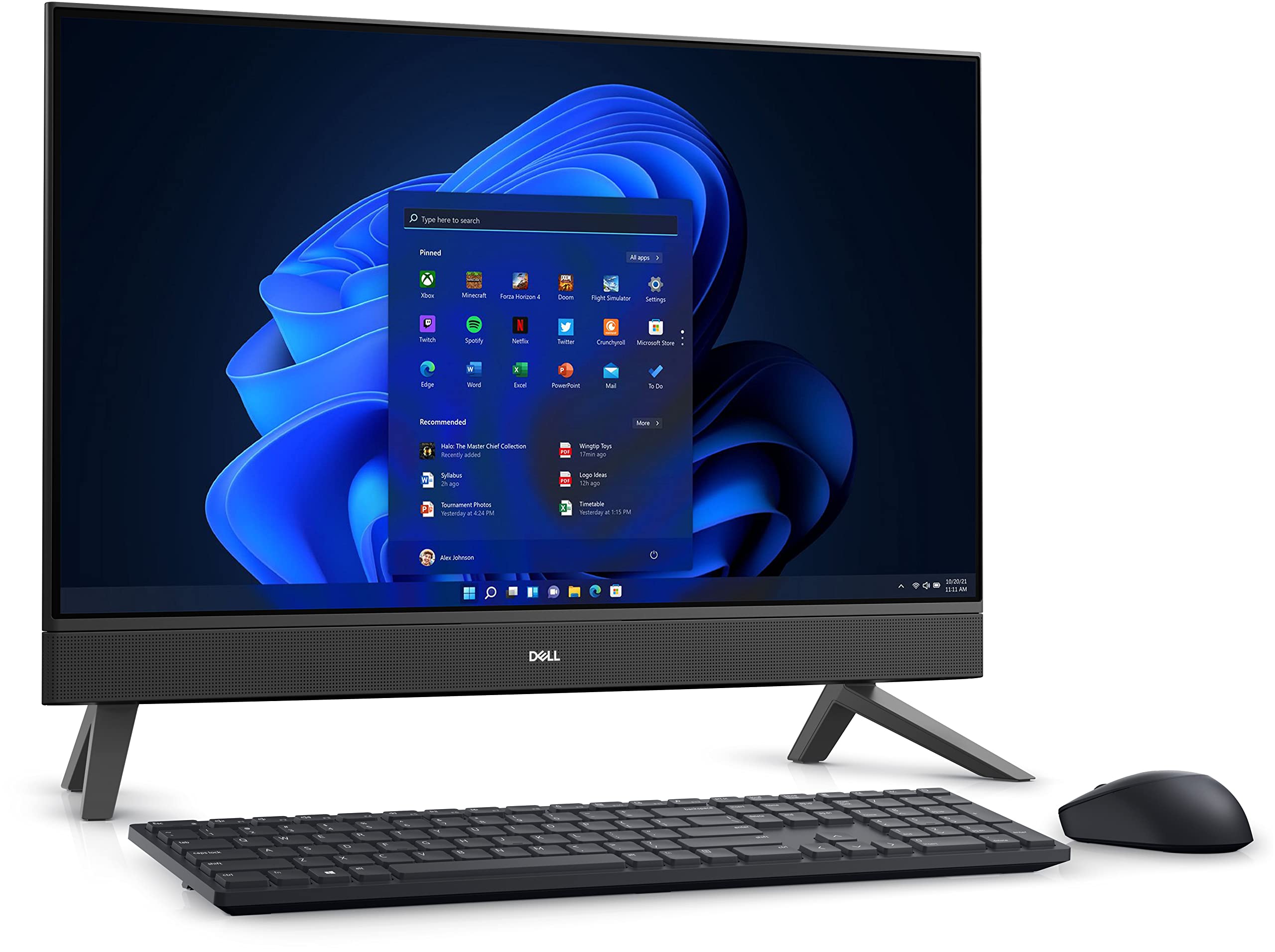 Dell Inspiron 7710 27" Full HD (1920x1080) All-in-One Desktop Computer - 12th Gen Intel Core i7-1255U 10-Core up to 4.7 GHz CPU, 64GB RAM, 8TB Solid State Drive, Intel UHD Graphics, Windows 11 Pro