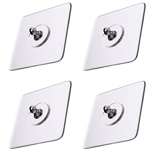 HapiRm Adhesive with Screw for Hanging Shower Caddy-4PCS