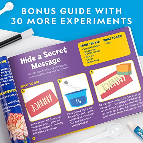 NATIONAL GEOGRAPHIC Science Magic Kit β Science Kit for Kids with 50 Unique Experiments and Magic Tricks, Chemistry Set and STEM Project, A Great Gift for Boys and Girls (Amazon Exclusive)