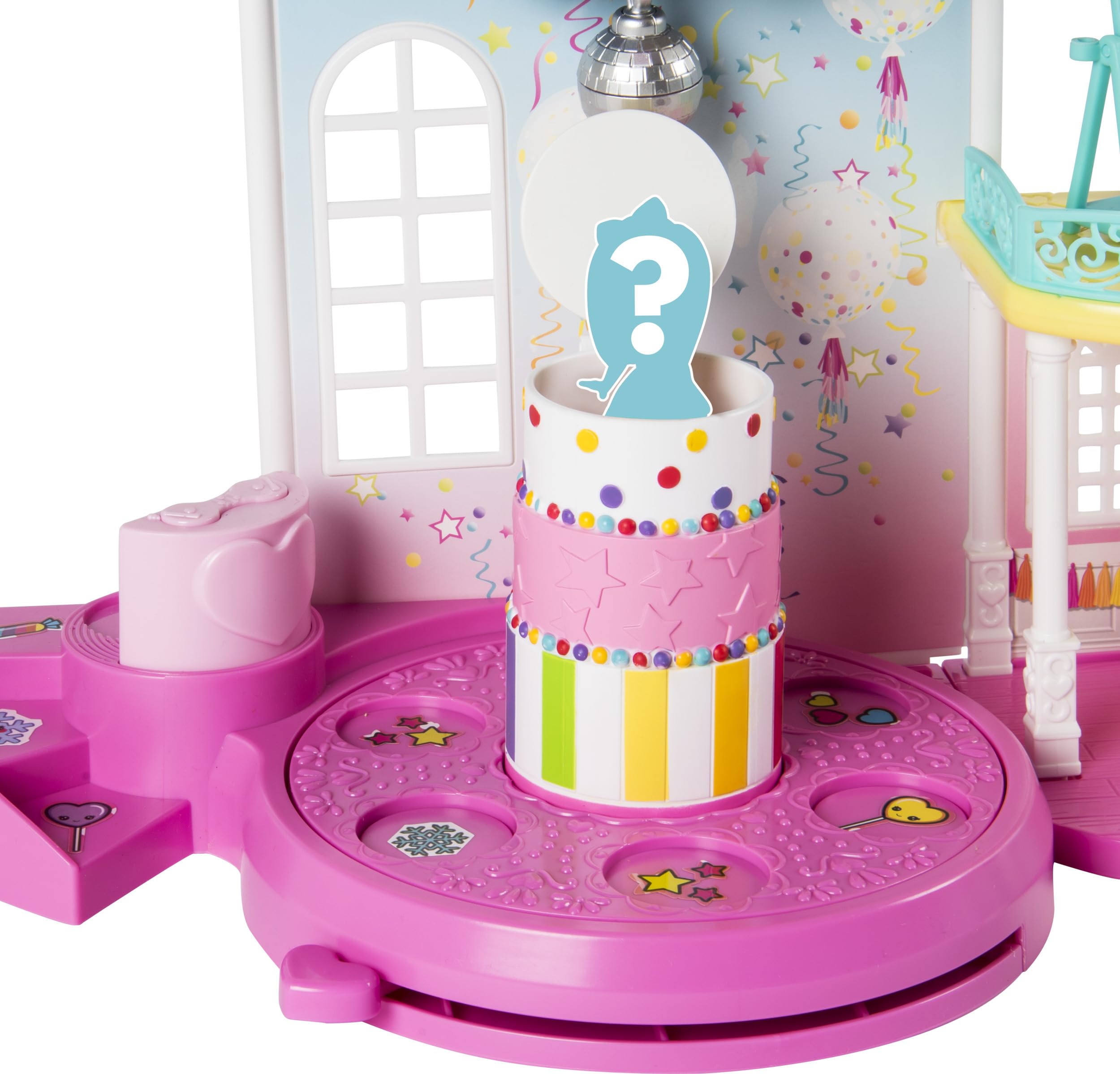Party Popteenies - Poptastic Party Playset with Confetti, Exclusive Collectible Mini Doll and Accessories, for Ages 4 and Up, Standard