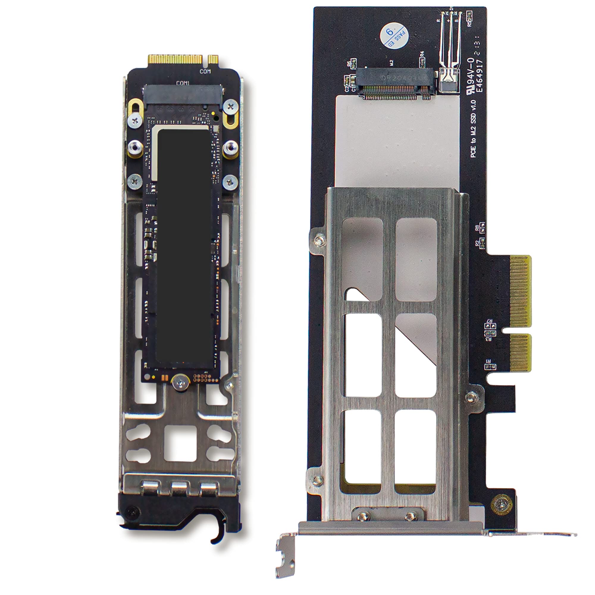 FANTEC NVMePCIe TR-1, PCIe 3.0-4.0 x4 NVNe SSD Internal PC Mounting Frame Adapter Card, 2515
