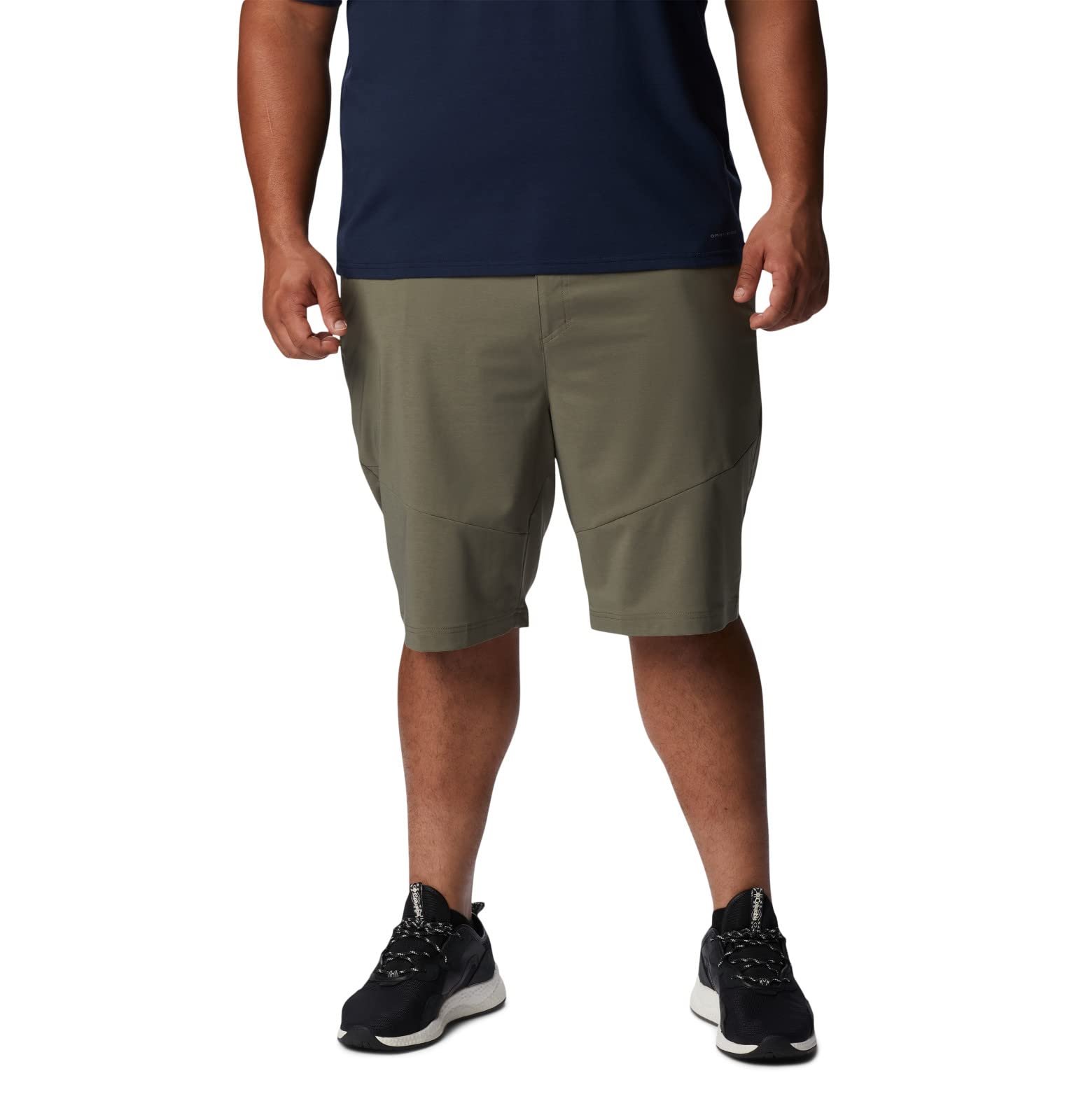 Columbia Men's Tech Trail Short, Stain Resistant, Sun Protection, Stone Green, 30