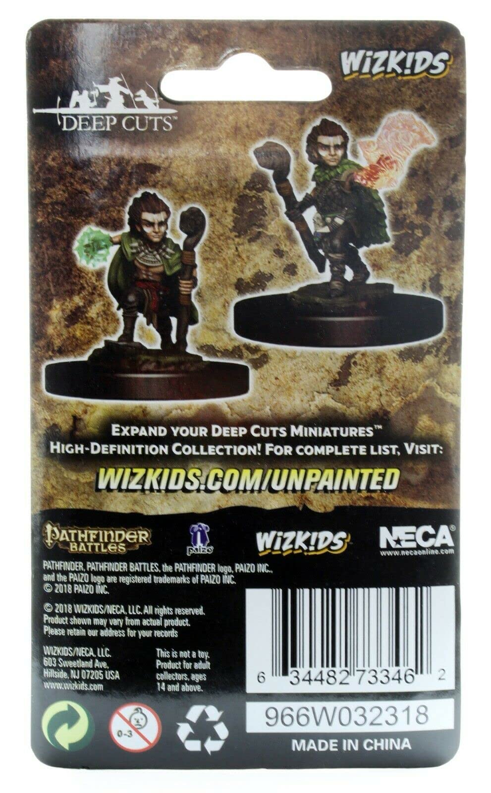 Pathfinder Deep Cuts Unpainted Miniatures: Wave 5: Gnome Male Druid