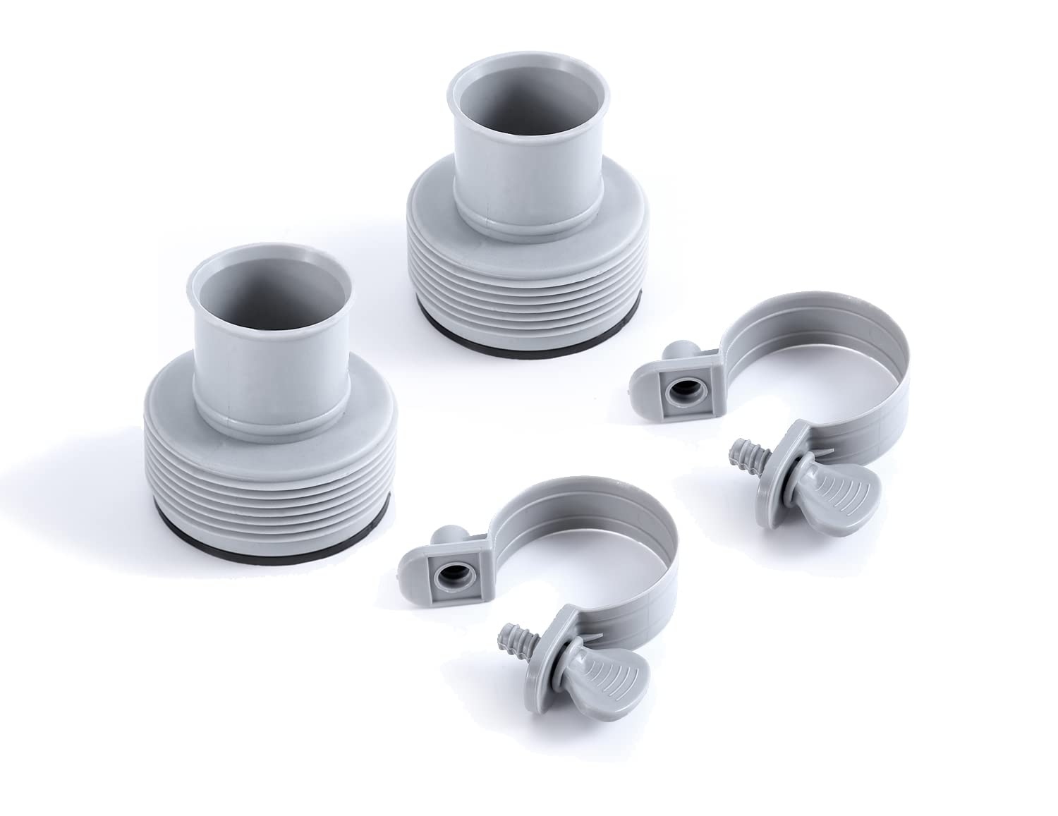 ECOPOOLTECH Hose Adapter 1.25" to 1.5" Type B Hose Adapters for Intex Pumps & Saltwater System, Conversion Adapter 25009(2 Pack)
