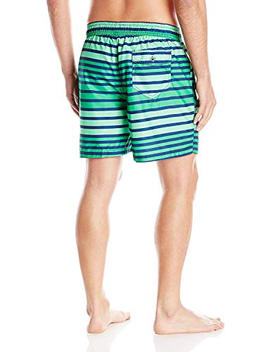 Kanu Surf Men's Standard Capri Swim Trunks (Regular & Extended Sizes), High Tide Green, Medium
