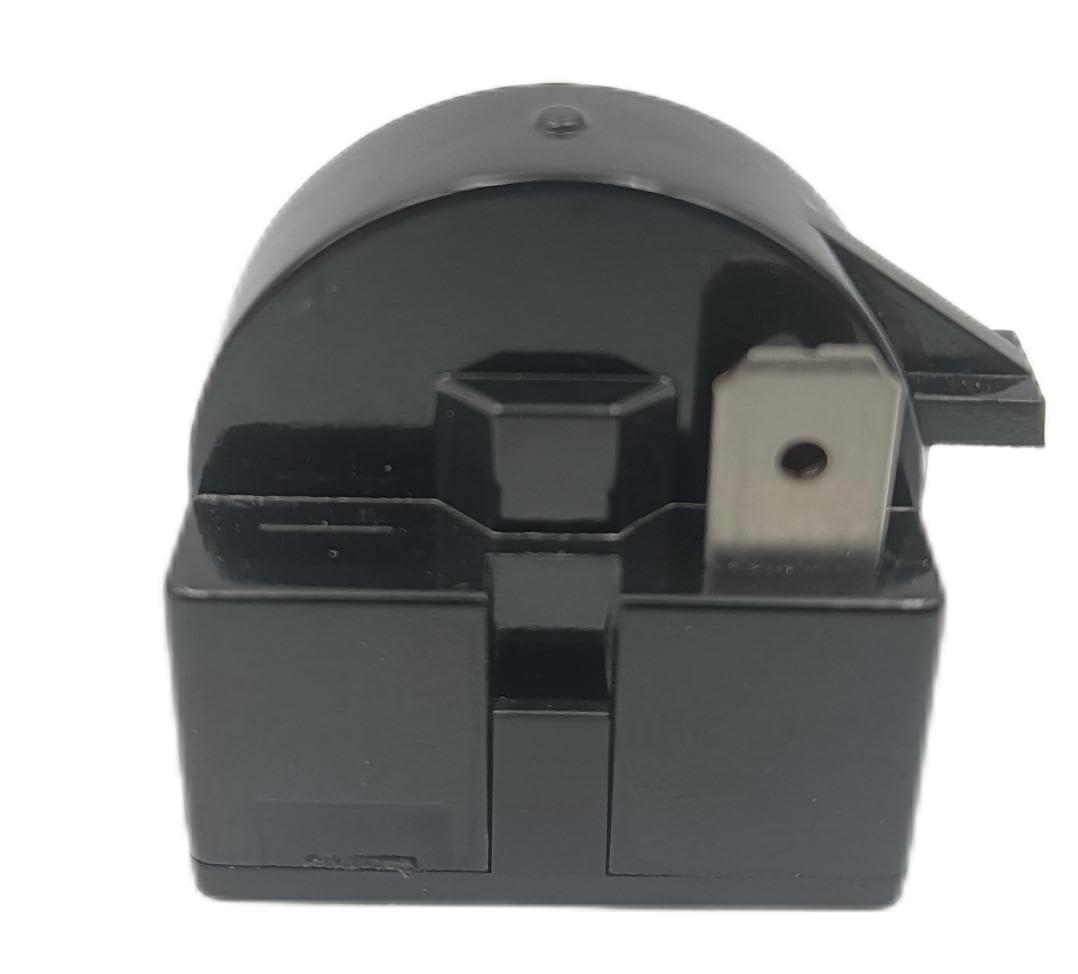 QP2-4.7 PTC Starter Relay 1 Pin Refrigerator Starter Relay and 6750C-0005P Refrigerator Overload Protector Compatible with LG Refrigerator Compressor