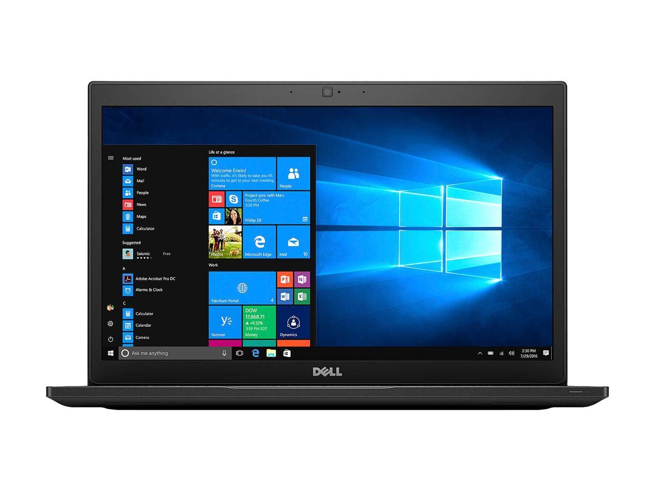 Dell Latitude 7490 Laptop FHD Touchscreen Notebook PC, Intel Core i7 8650U Processor, 8GB Ram, 512GB SSD, Webcam, WiFi, Bluetooth, HDMI, Type C, Windows 11 Professional (Renewed)