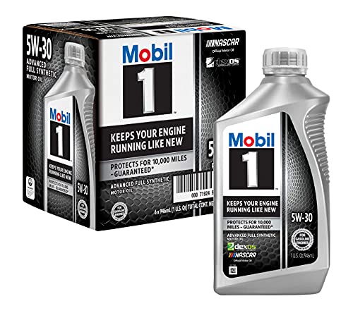 Mobil 1 Advanced Full Synthetic Motor Oil 5W-30, 6-pack of 1 quarts
