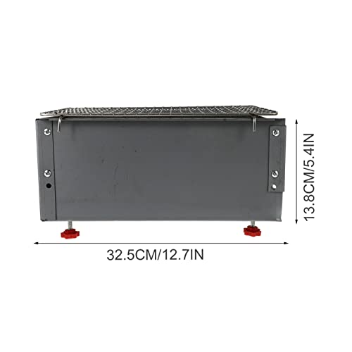 Happyyami Grill Barbecue Tool for Outdoor Small BBQ Outdoor Barbecue Tool Useful Barbecue Tool Folding Barbecue Portable Camping Stove BBQ Supply BBQ Tool BBQ net ferroalloy Foldable Travel