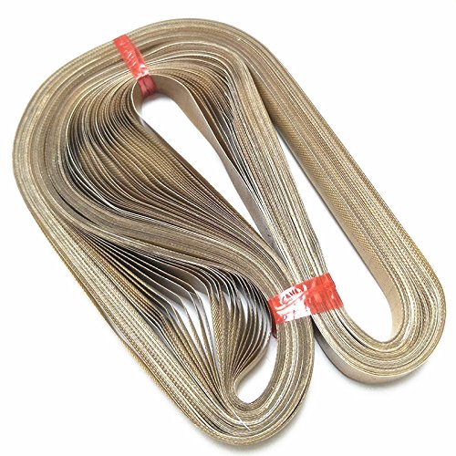 YJINGRUI 50pcs PTFE Belt for Sealing Machine Continous Band Sealer Sealing Tape (750mmx15mmx0.2mm)