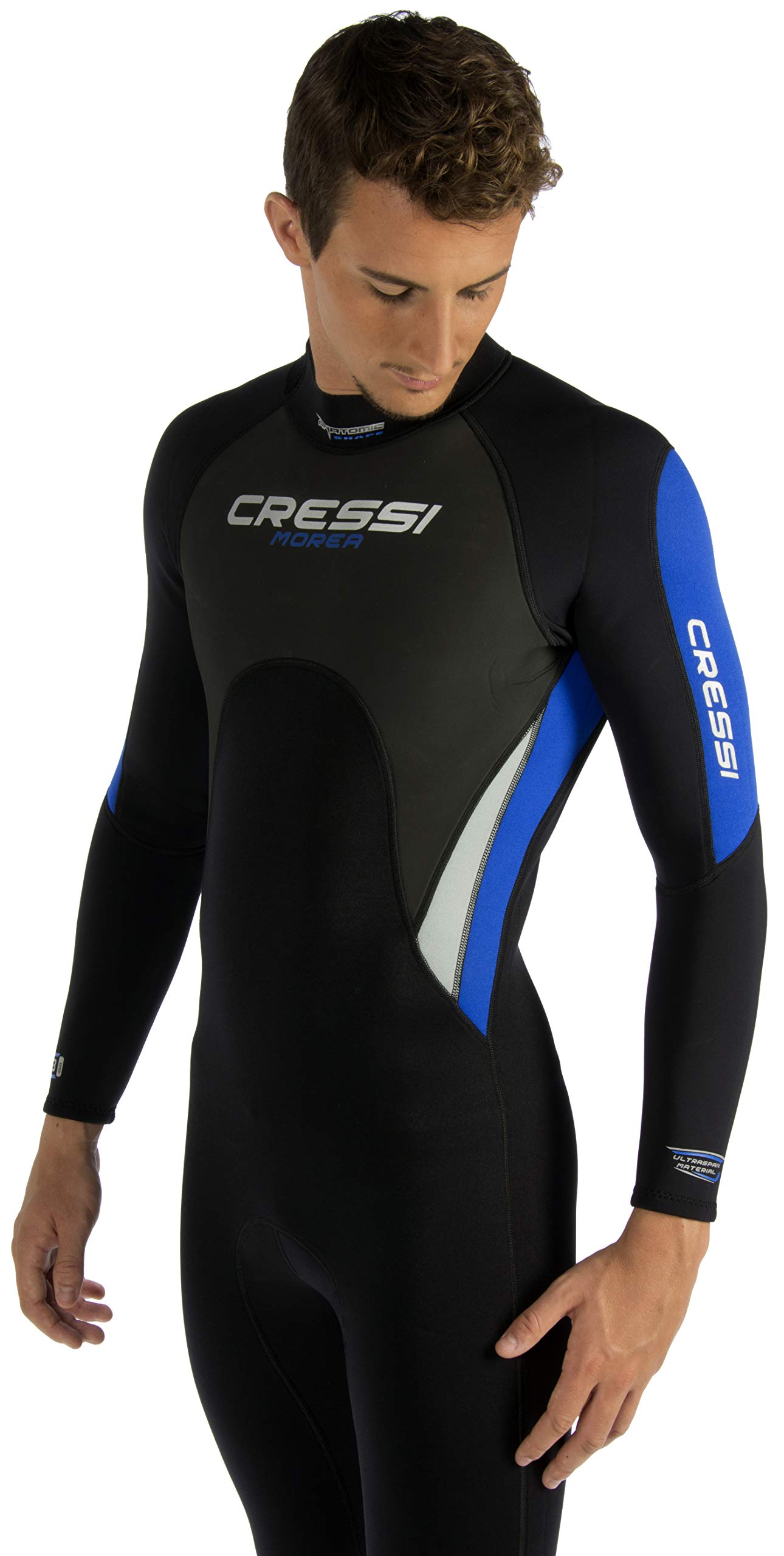 Cressi Morea - Mens Wetsuit Full 3mm, in Premium High Stretch Neoprene (L/4)