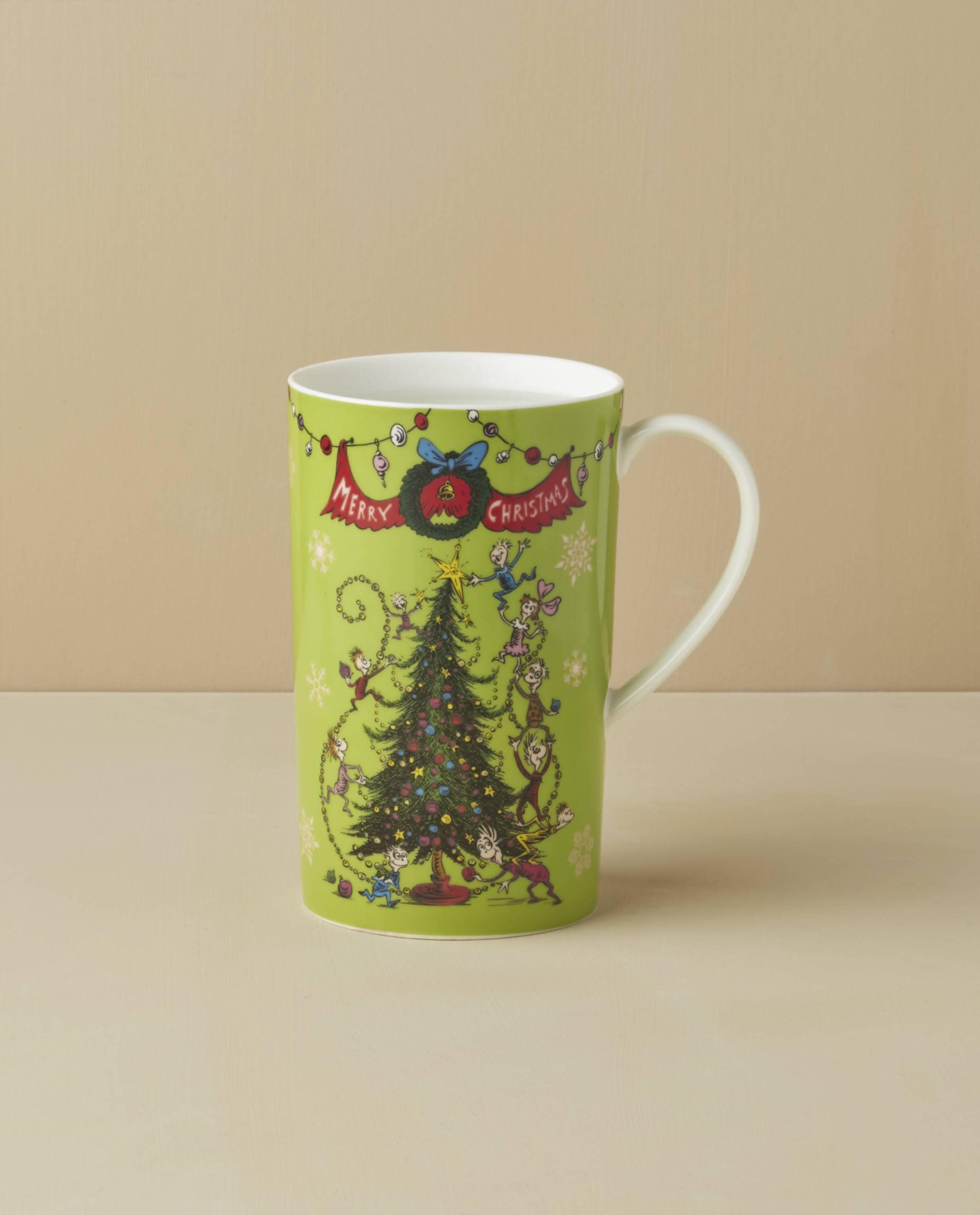 Lenox Merry Grinchmas Magic Heat-Changing Mug, 1 Count, Green