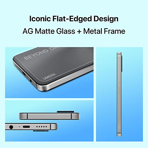 UMIDIGI A11 Pro Max Unlocked Cell Phone, with Sony Camera, 6.8" FHD Full View Screen, 5150mAh Battery Android 11 Smartphone with Dual SIM (A11 Pro Max 4+128G, Frost Grey)