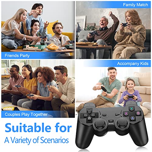 Nostalgia Stick Game,Wireless Retro Game Console, Dual 2.4G Wireless Controllers Gamepad 4K Game Stick,Plug and Play Video Game Consoles with bulit in 13000 +Games,Handheld Game Stick for Kids Adults