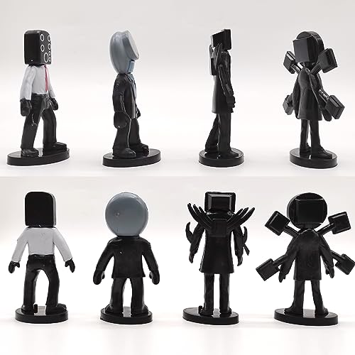 Skibi-Toilet Toy Figure,12pcs Skibi-Toilet Cool Game Character Action Toy Figure for Kids
