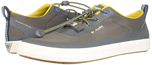 Columbia Mens Dorado CVO PFG Boat Shoe, Ti Grey Steel/Electron Yellow, 12 Wide US
