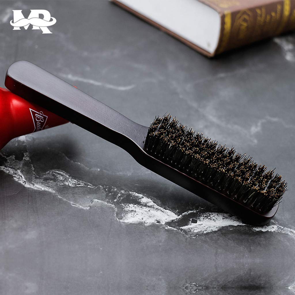 Handle Shaving Men Brush Tool Wood Barber Shave Brush YYb877