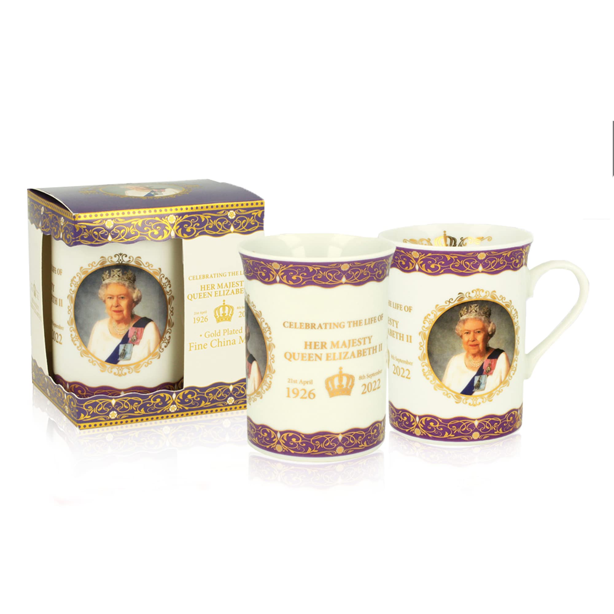 Elgate Queen Elizabeth II Commemorative Lippy Mug Coffee Tea Cup