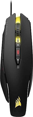 Corsair M65 PRO RGB Optical FPS Gaming Mouse (12000 DPI Optical Sensor, Adjustable Weights, 8 Programmable Buttons, 3-Zone RGB Multi-Colour Backlighting, Xbox One Compatible) - Black