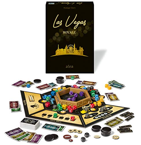 Ravensburger Las Vegas Royale Strategy Board Game for Ages 8 & Up - 20th Anniversary Edition Alea