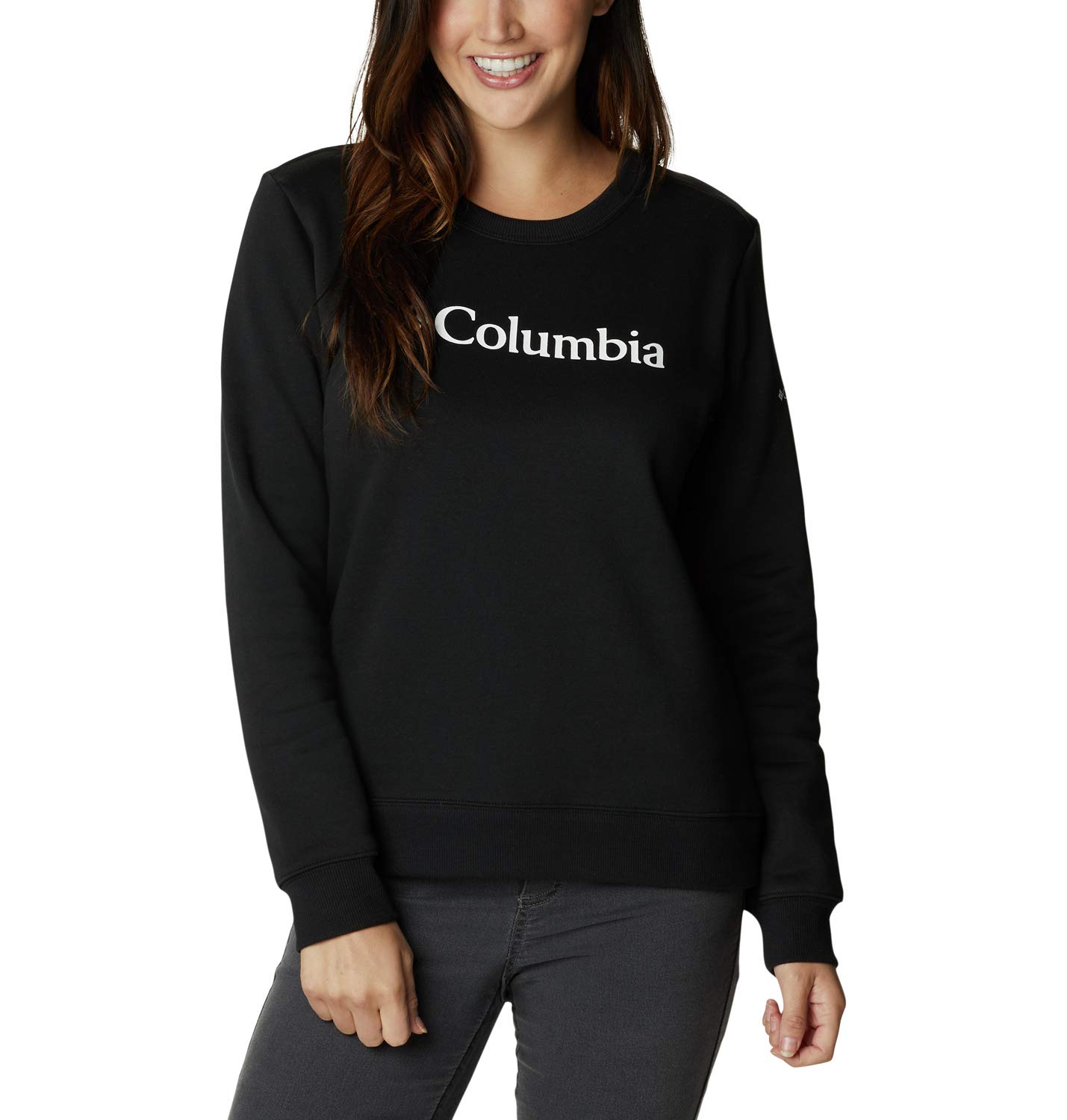 Columbia Women's Logo Crew, Black, Large