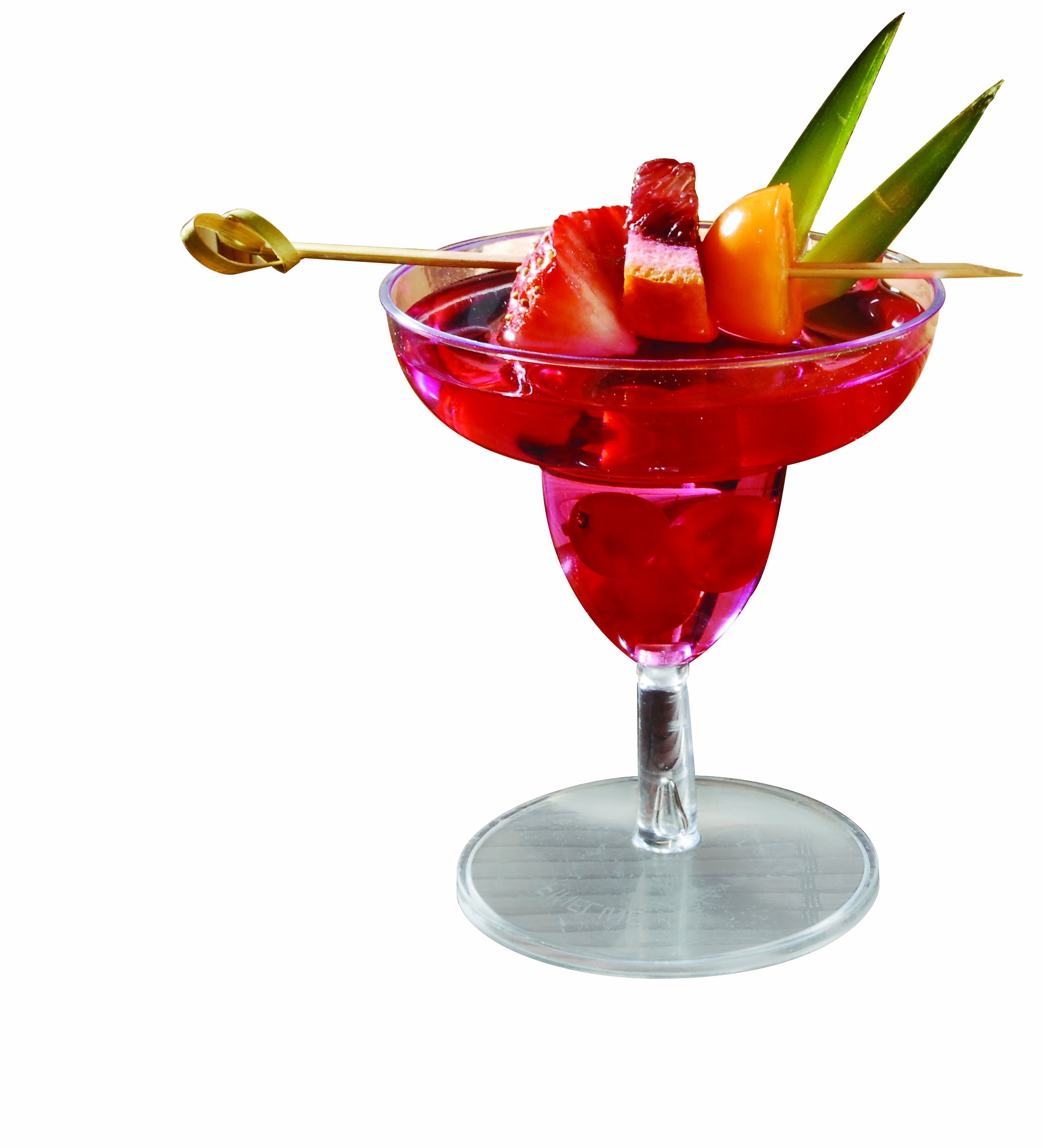Fineline Settings Tiny Temptations Clear Two Piece 2 Oz. Tiny Toasts-Margarita Glass 120 Pieces