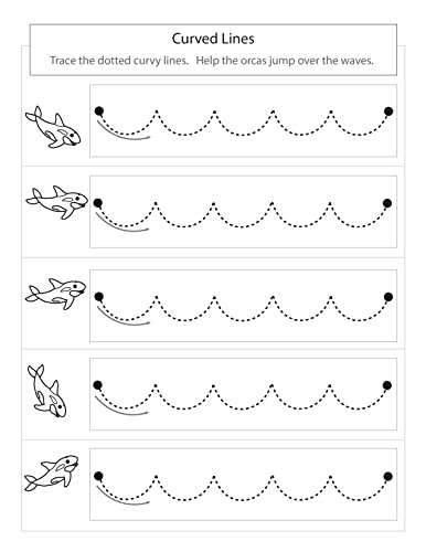Pen Control Tracing Workbook for Kids: Learn to write patterns, lines, shapes to practice pencil control