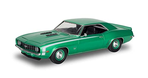 Revell 85-4525 1969 Chevy Camaro SS 396 Model Car Kit 1:25 Scale 129-Piece Skill Level 4 Plastic Model Building Kit, Green