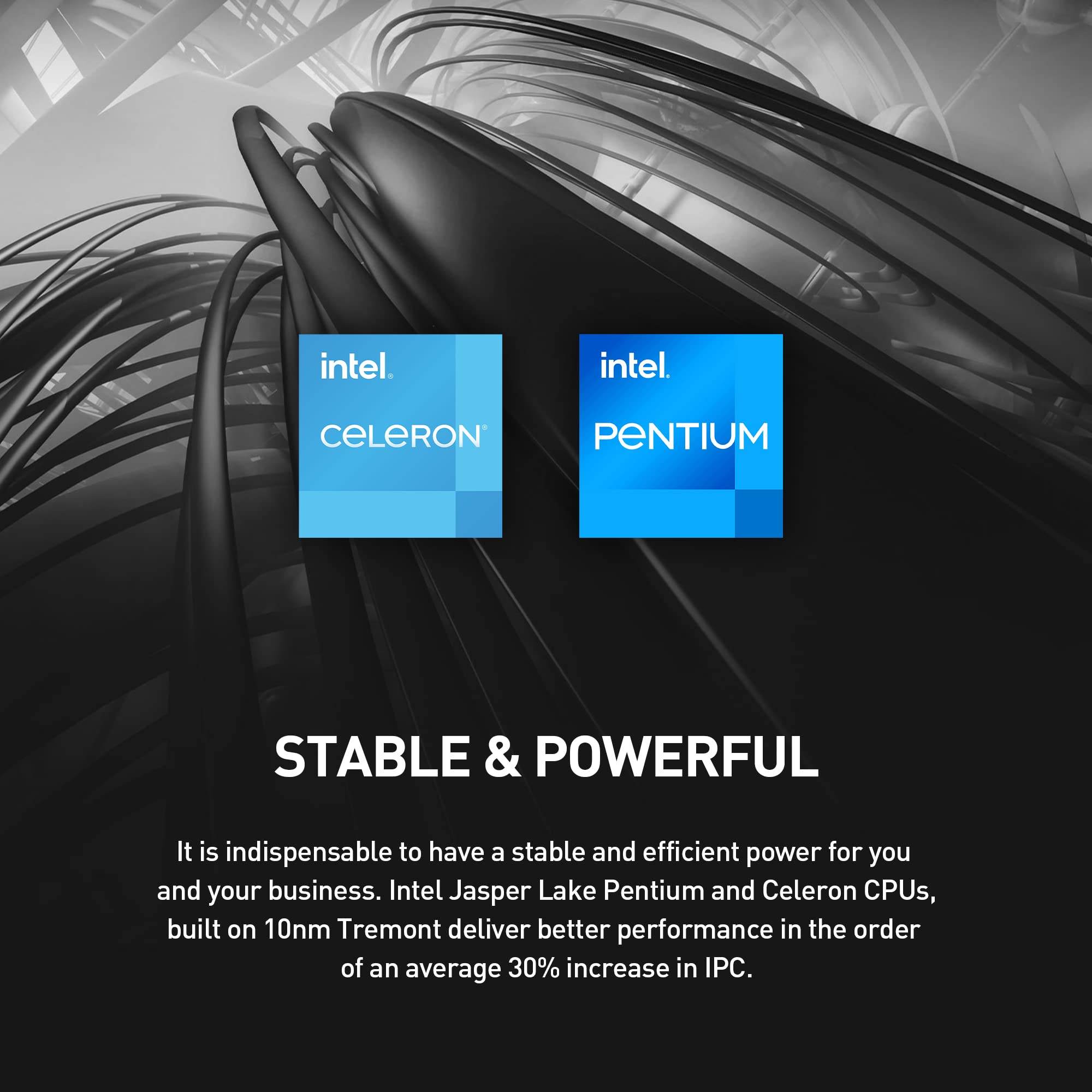 MSI Cubi N Mini PC: Intel Celeron N4500, 4GB DDR4 (1x4GB) 2666MHz, 128GB SSD, WiFi 6, BT 5.2, Energy Efficient, Black, Windows 11 Pro: JSL-070US