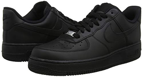 Nike Air Force 1 ´07, Women's Low-Top Sneakers ALL BLACK WOMEN'S SIZE 12