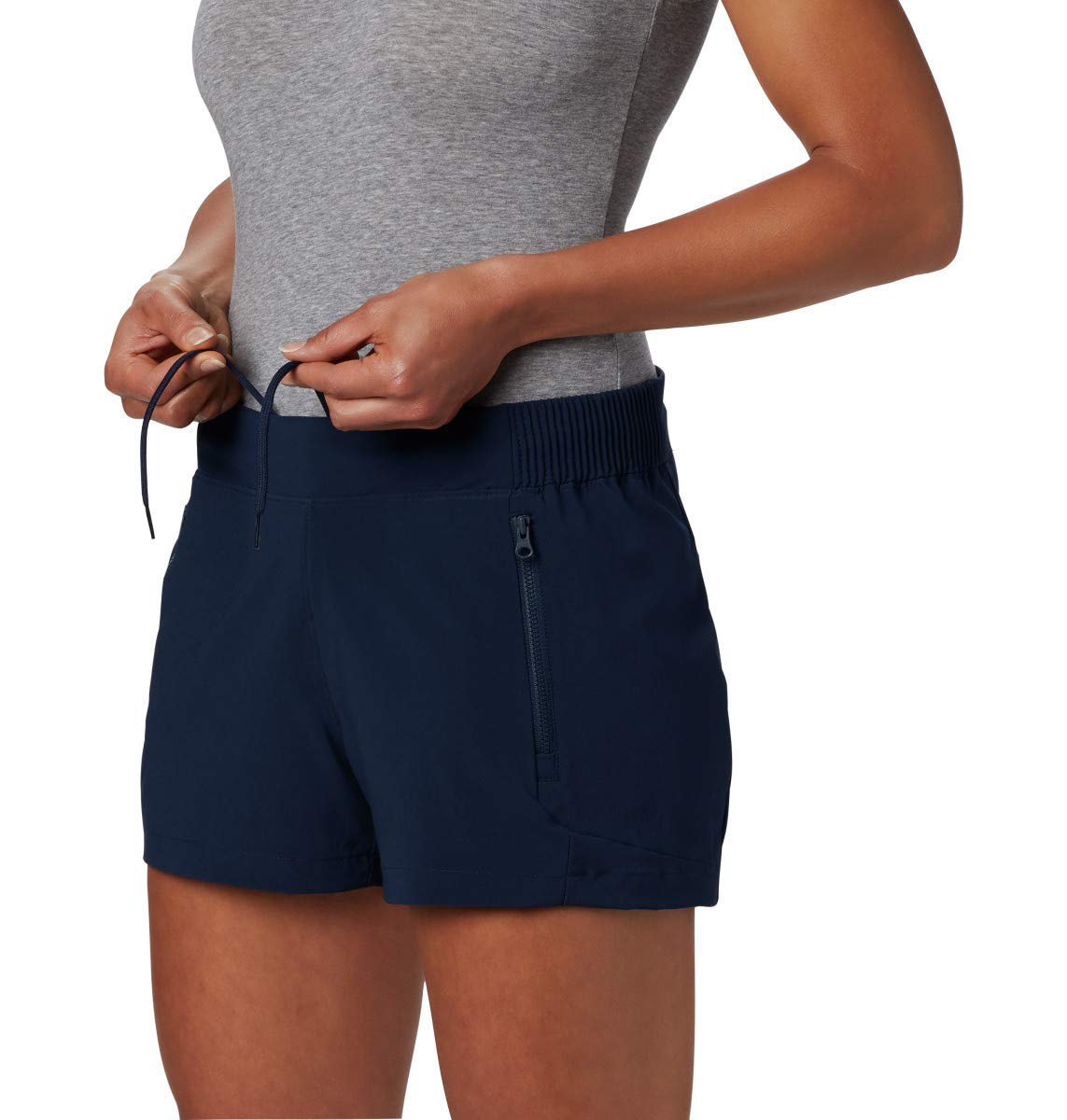 Columbia Women’s PFG Tidal II Shorts, Stain Resistant, Sun Protection, Collegiate Navy, XX-Large