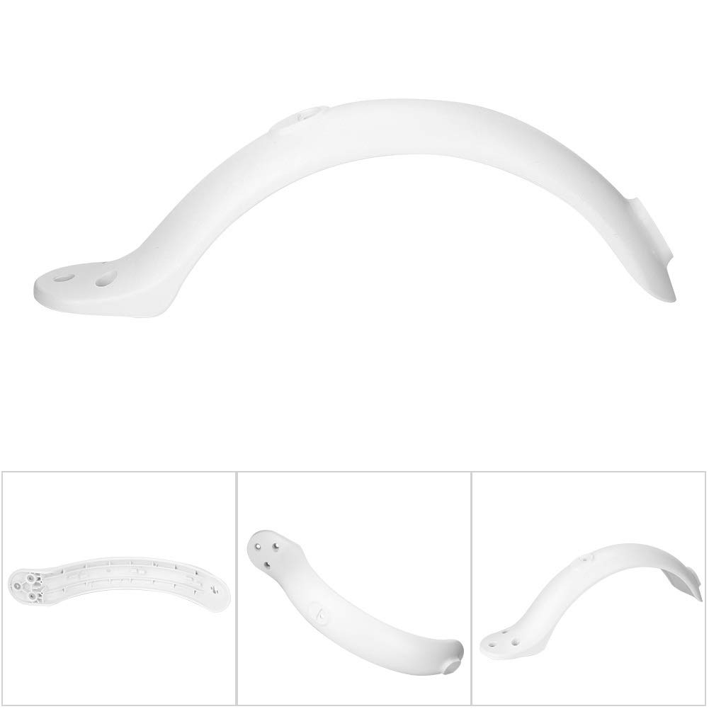 Delaman Scooter Mudguard Mud Guard Fender for Xiaomi Mijia M365 Electric Scooter (Color : White)