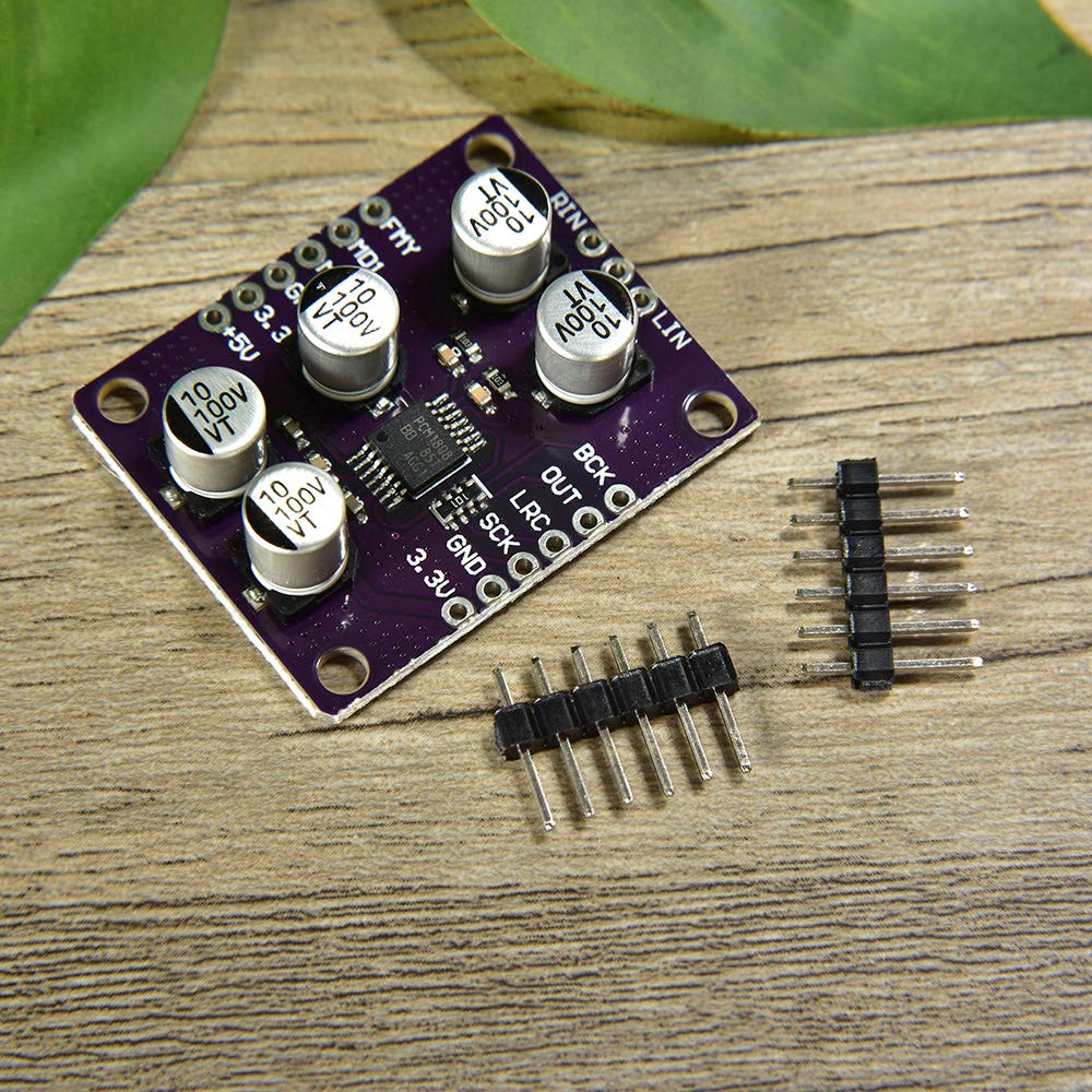 Comimark 1Pcs 24Bit Amplifier PCM1808 Audio Stereo ADC Single-Ended Player Decoder Module