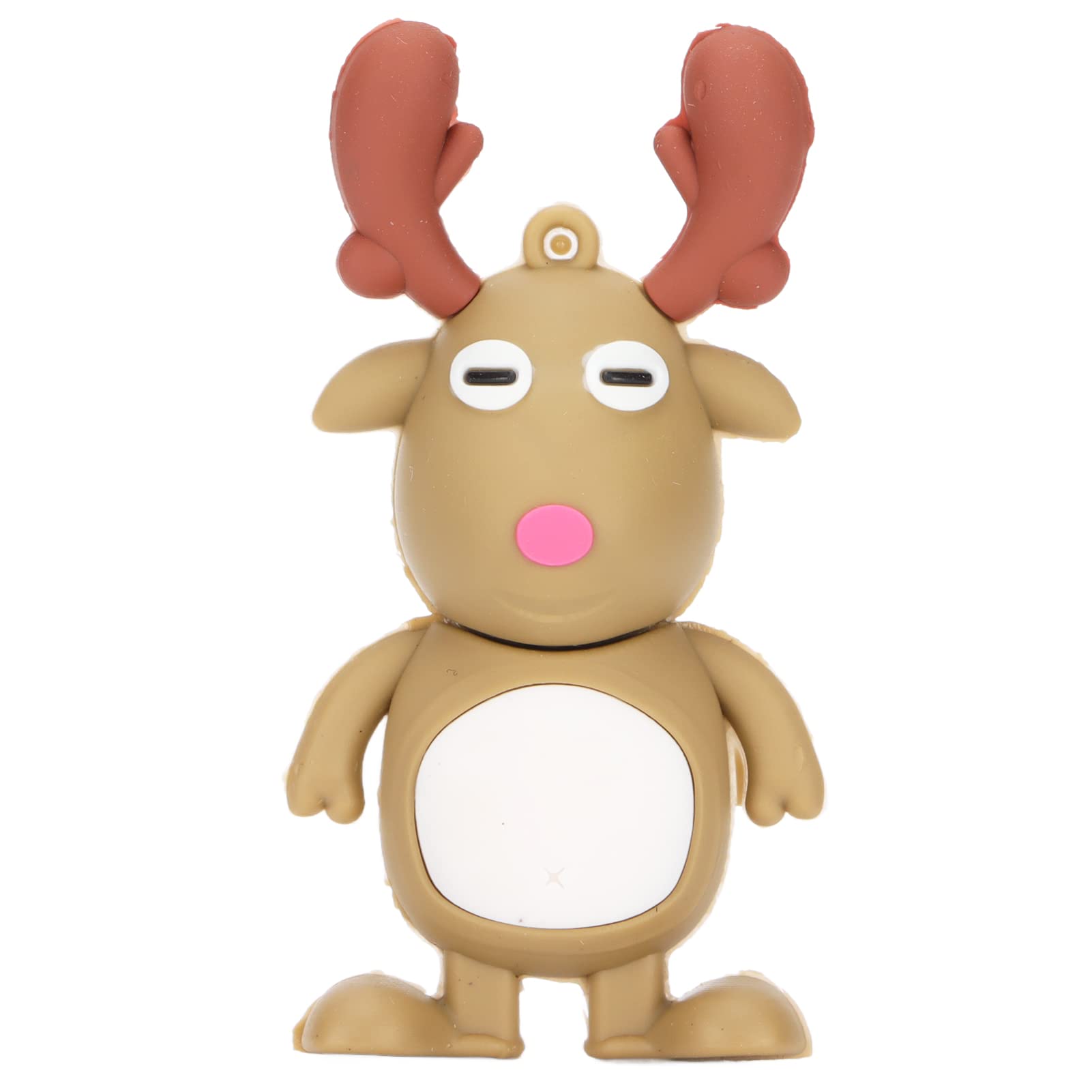 Kafuty-1 Christmas Elk USB Flash Drive,2GB-128GB Memory Stick Storage Thumb Pen Drive,Portable Christmas Novelty USB Flash Drive, for Family,Friends,Students,etc.(32G)