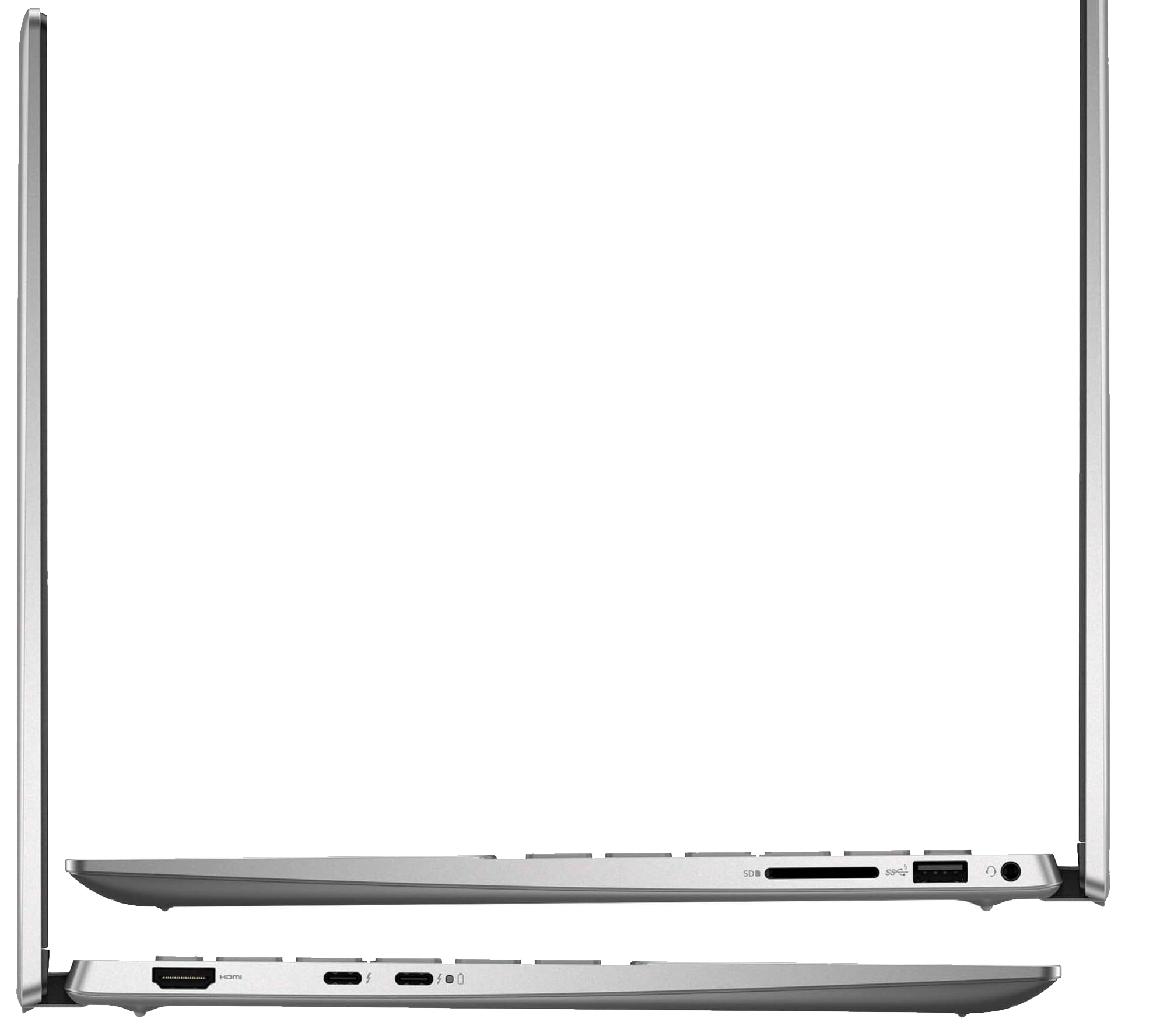 Dell - Inspiron 14.0" WUXGA 2-in-1 Touch Laptop - Core i7 1355U - 2X Thunderbolt4 - Wi-Fi 6- Backlit KB – Bluetooth - Platinum Silver- Win11 W/Cloth (16GB RAM | 1TB SSD)