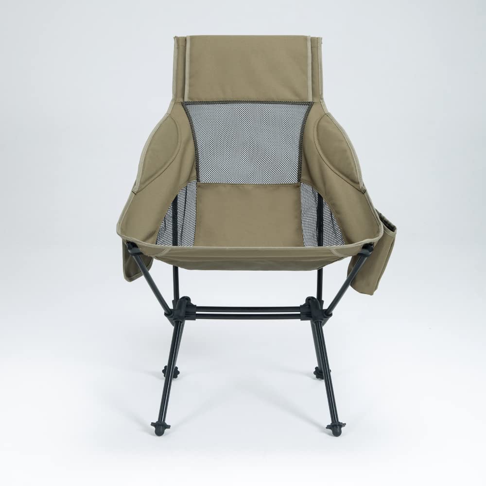 DOKICAMP Camping Chair 330 lbs Capacity Heavy Duty Compact Portable Folding Chair Chair P1 (Army Green)