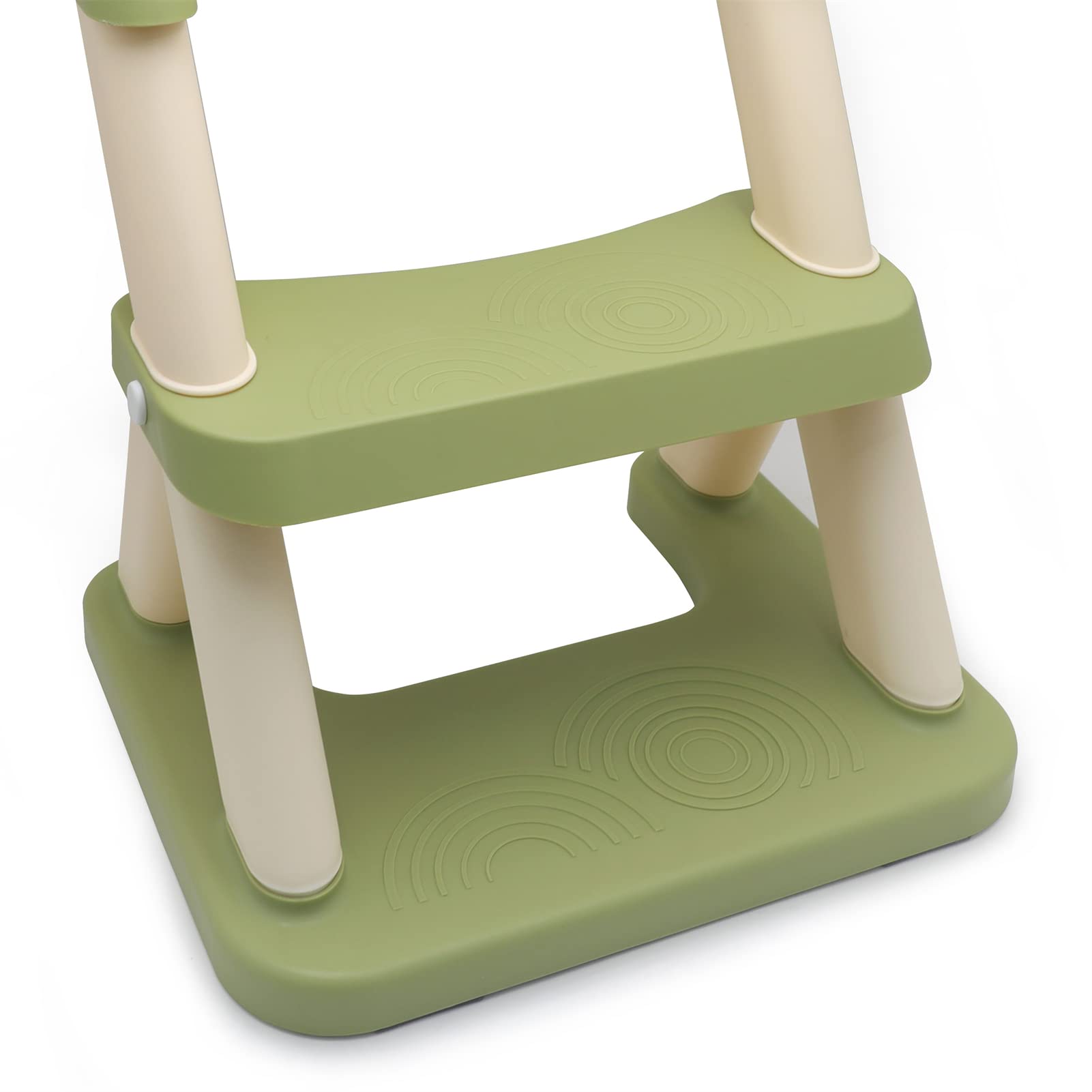 ๐๐๐๐ค๐ฎ๐ฅ๐ฅ๐ Toddler Potty Training Toilet, Potty Training Seat With Ladder, Toddler Toilet Training Potty for Kids Boys Girls, Non-slip Foldable, Green
