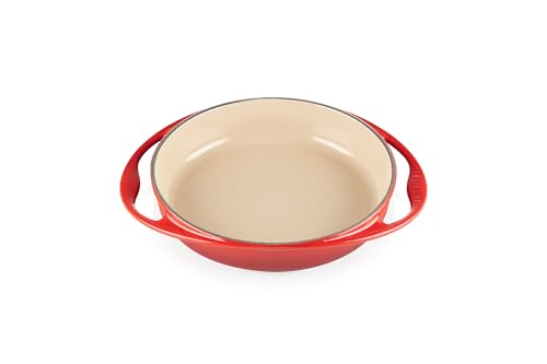 Le Creuset Enameled Cast Iron Tatin Dish, 2 Quart, Cerise
