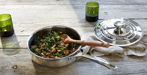 Le Creuset Tri-Ply Stainless Steel Saute Pan, 3 qt.
