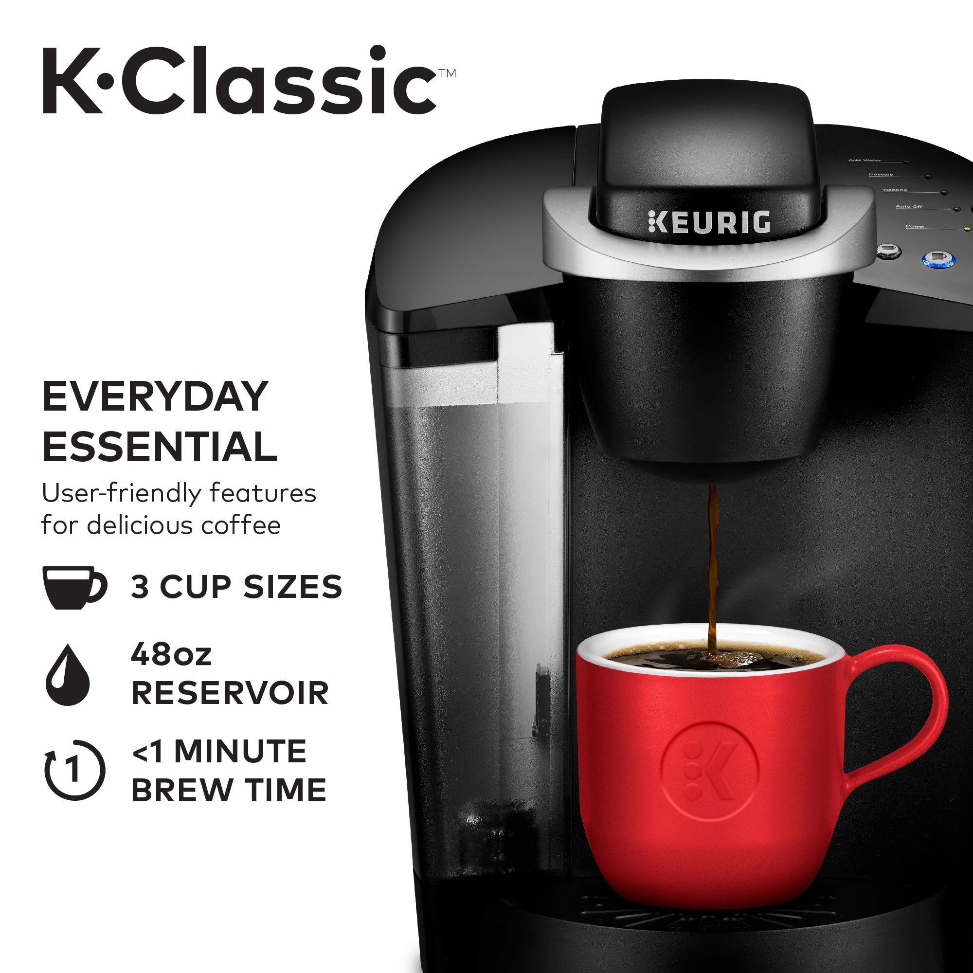 Keurig K-Classic Coffee Maker K-Cup Pod & Brewer Maintenance Kit