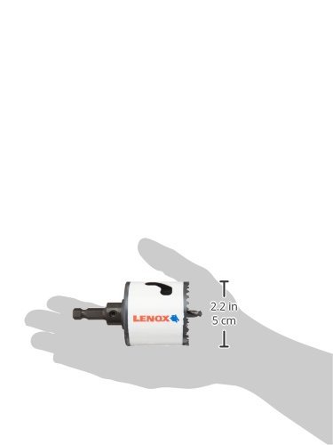LENOX Tools Hole Saw, Bi-Metal, Speed Slot, Arbored, 2-1/8-Inch (1772951)