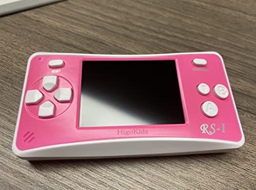 Portable Handheld Games for Kids 2.5" LCD Screen Game TV Output Arcade Gaming Player System Built in 152 Classic Retro Video Games Birthday for Your Boys Girls- (Pink)