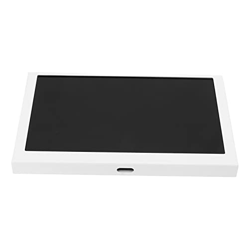Haofy 5-inch Monitor, Energysaving Multitheme Display Screen Easy Connection Stepless Brightness Adjustment ABS (White)