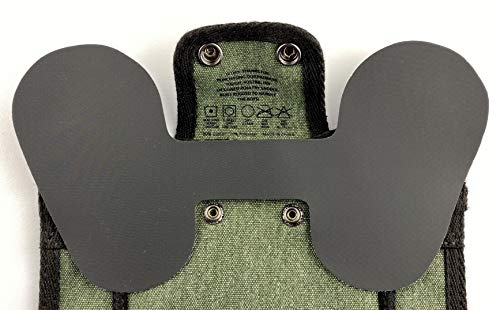 DOWN UNDER OUTDOORS Premium Chicken Saddle, Adjustable Straps to Suit Medium and Large Hens, Poultry Saver, Protector, Apron, Supplies, Products and Equipment, Including Shoulder Cover (Green)