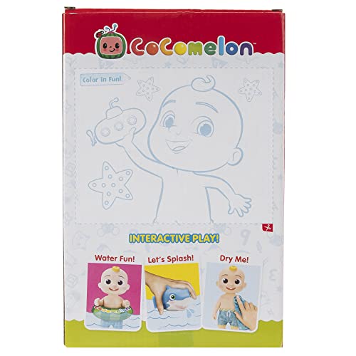 CoComelon - Splish Splash JJ Doll- with Shark Bath Squirter and Water Accessories Water Play - Toys for Kids and Preschoolers - Amazon Exclusive