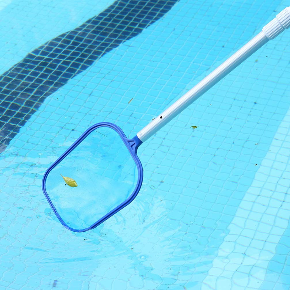 Hemoton Swimming Pool Cleaning Net Pool Skimmer Replacement Net Pool Leaf Skimmer Net Replacement Pool Cleaner Fine Mesh Netting (2 Pack- Different Type)